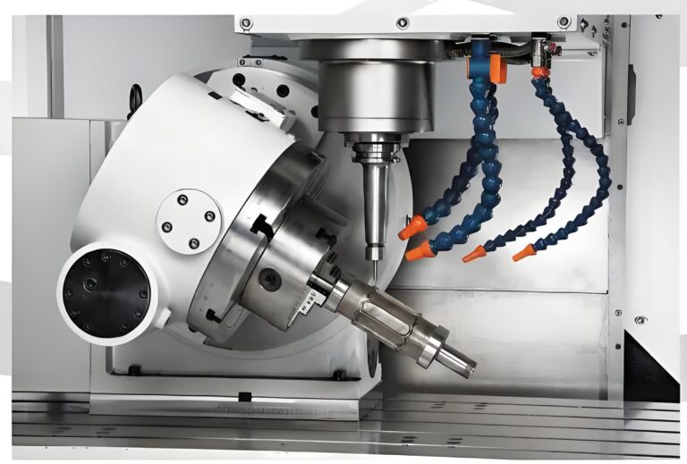 Multi-axis CNC linkage and complex geometric shape processing